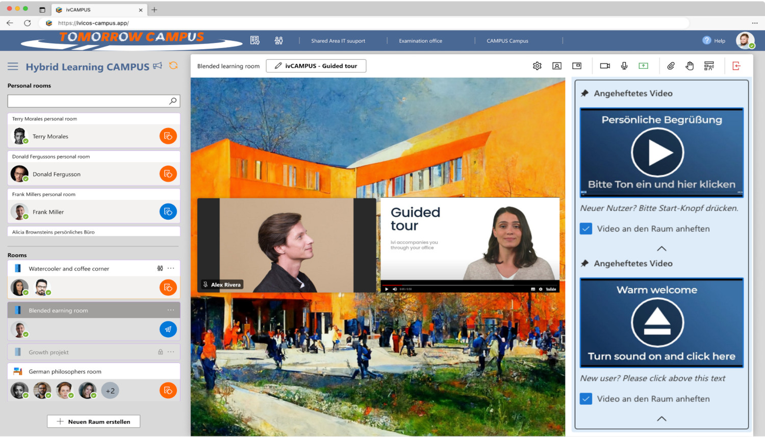 Enhance collaborative presentations with ivCAMPUS' new virtual video-guide
